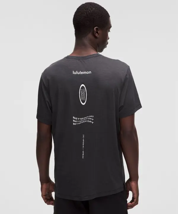 Lululemon Lightweight Knit Workout Short-Sleeve Shirt In Heathered